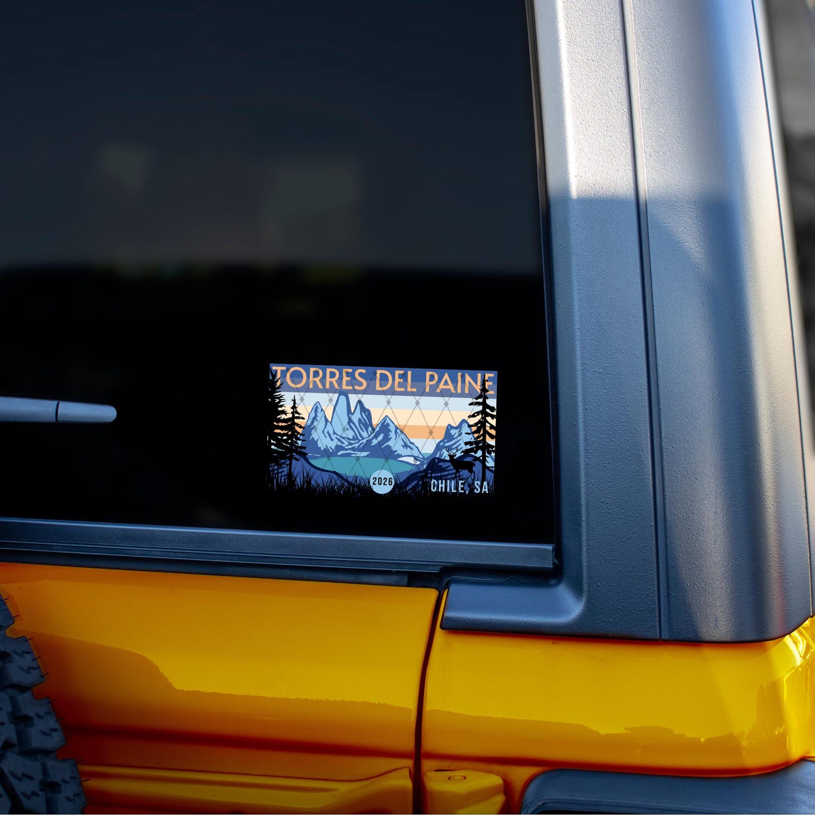 Torres Del Paine National Park 2026 Waterproof Vinyl Sticker, UV ...