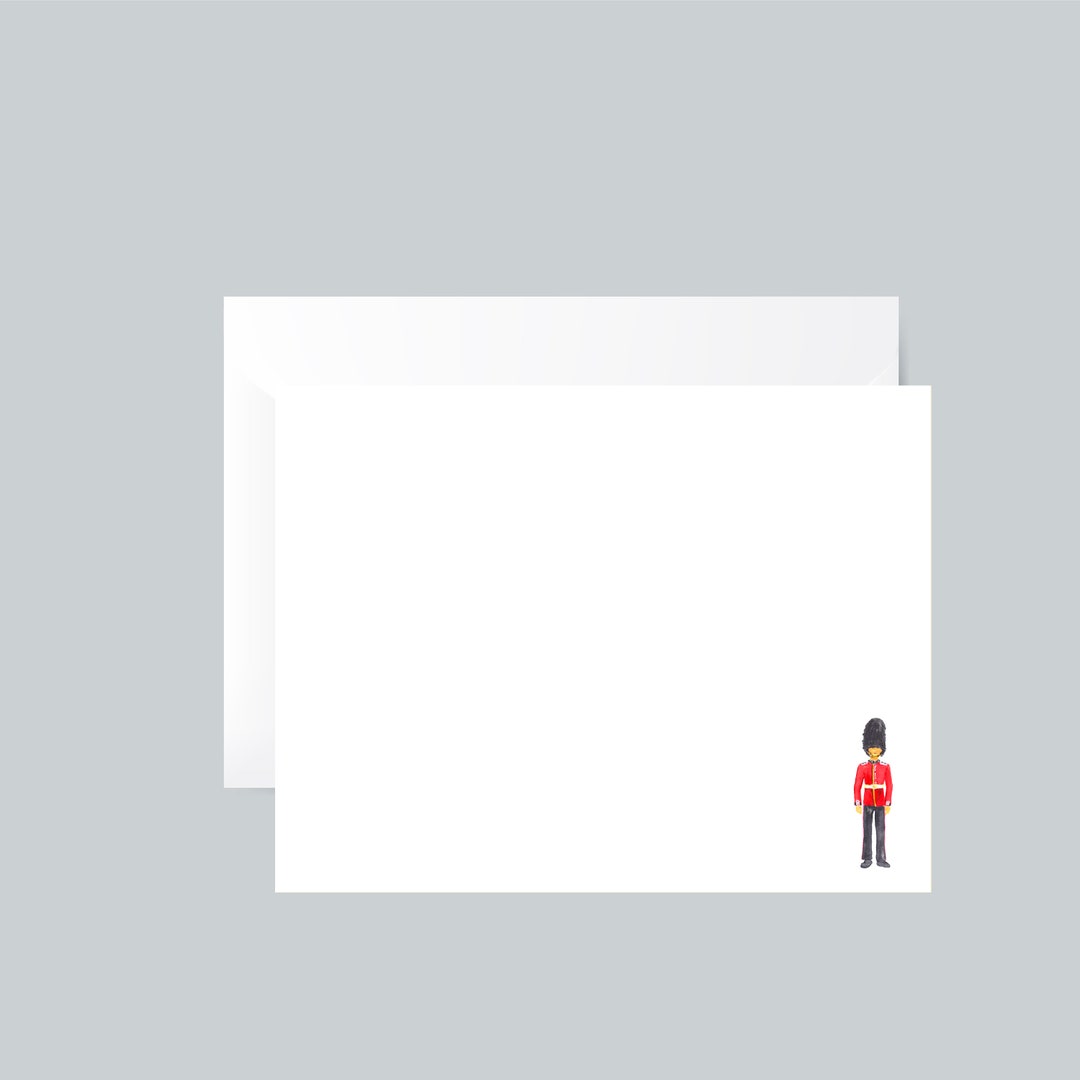 British Royal Grenadier Soldier 10 Correspondence Note Cards | British ...