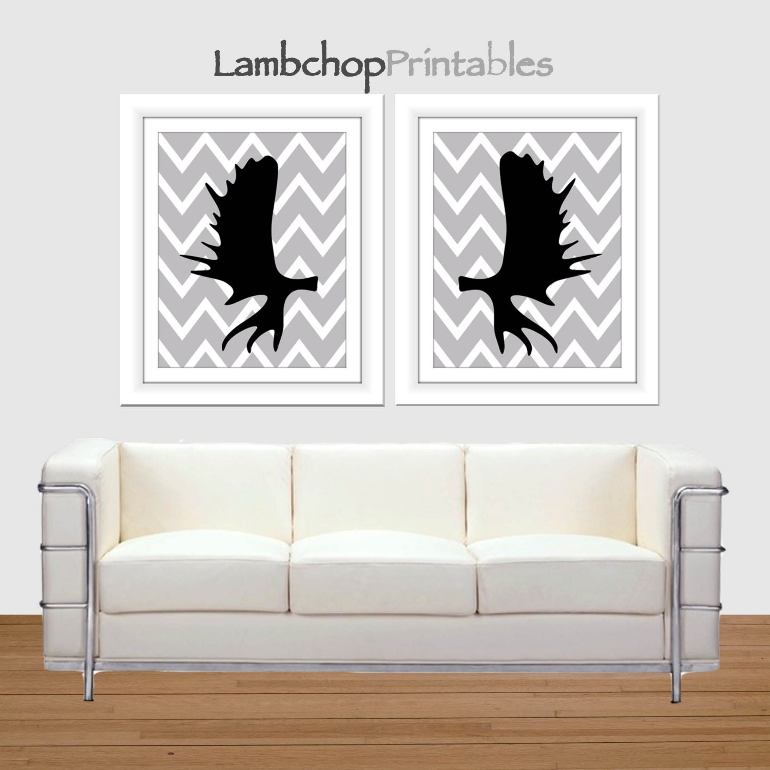 Moose Antler Set, Antler Print Set, 8x10, 16x20 Poster, Antler Decor ...