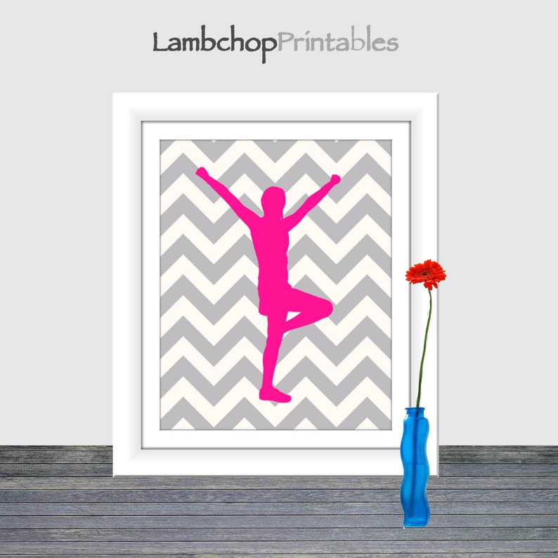 Go Fight Win, Cheerleading Set of 3, Hot Pink, Cheerleader Wall Art ...