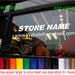 STORE NAME Custom Window Decal Business Shop Storefront Vinyl Door Sign ...