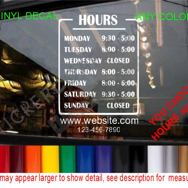 Storefront Window Stickers - Etsy