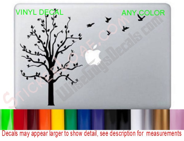 Birds Flying Apple Laptop Decal Sticker MacBook Mac Book Laptop Skin ...