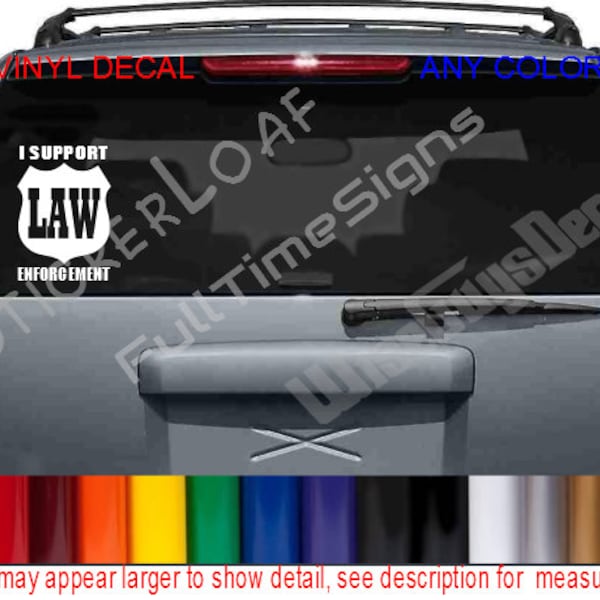 Law Enforcement Decals - Etsy