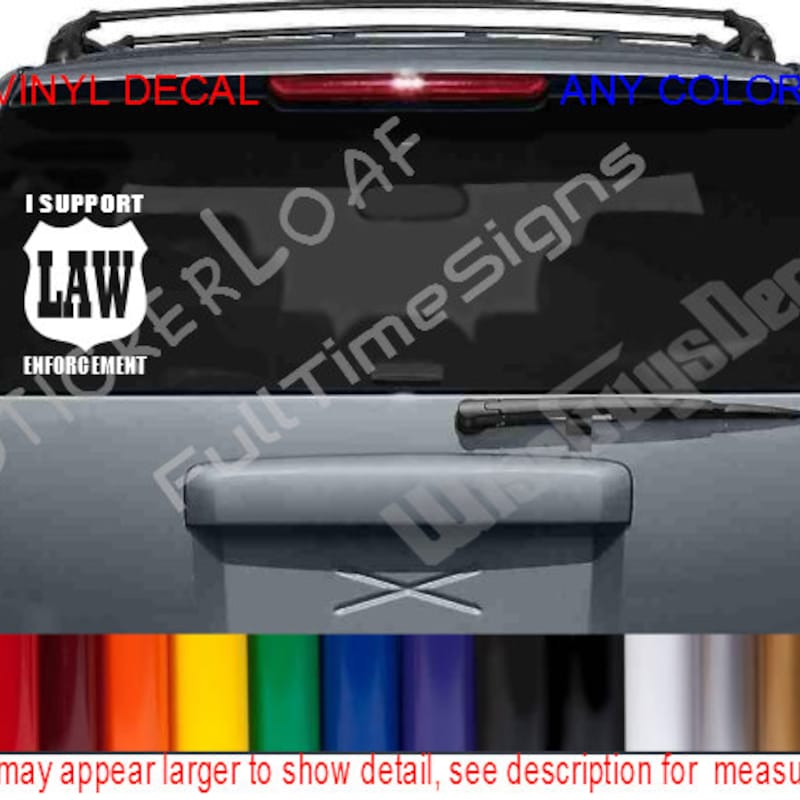 Law Enforcement Decals - Etsy