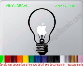 Light Macbook Decal - Etsy