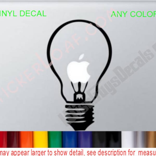 MacBook Light Decal - Etsy