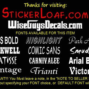 STORE NAME Custom Window Decal Business Shop Storefront Vinyl Door Sign ...