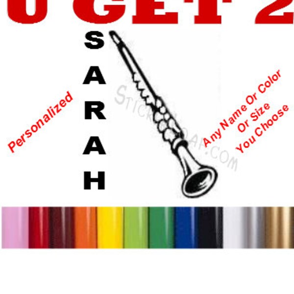 Clarinet Decal - Etsy