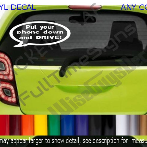 Text Rear Window Decals - Etsy