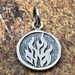 Four Elements Charm, Elements Charm, Fire Element Charm, Sterling ...