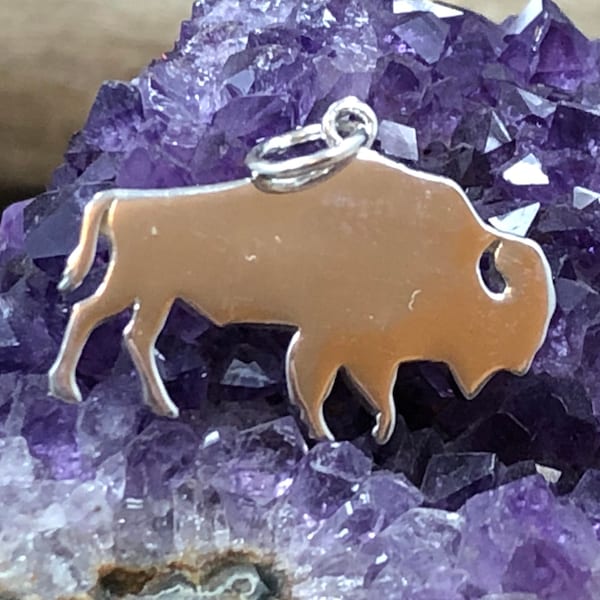 Bison Charm - Etsy