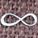 Infinity Link Infinity Connector Infinity Charm Infinity | Etsy