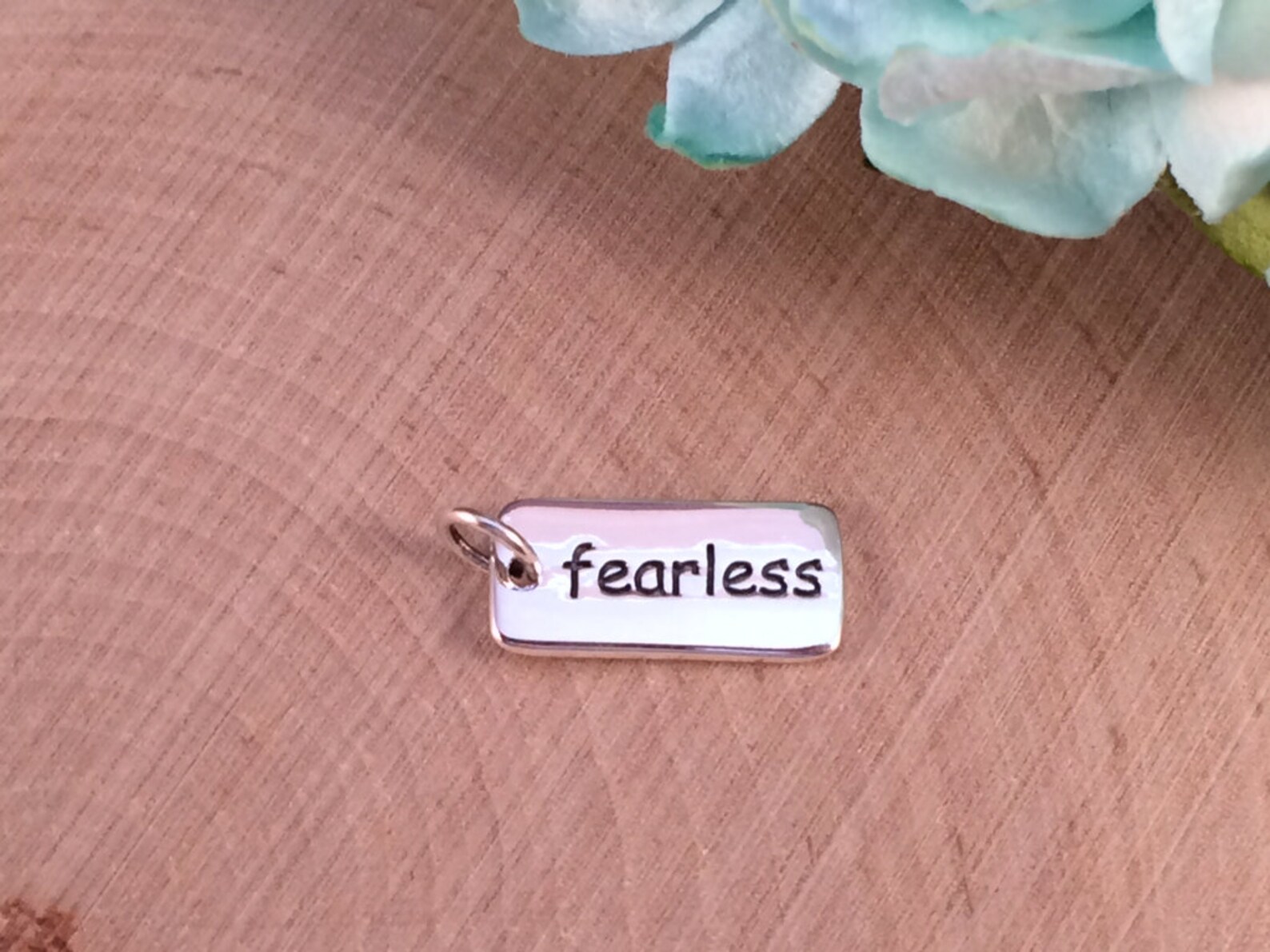 Fearless Charm, Fearless Charm, Fearless Pendant, Fearless Word Charm ...