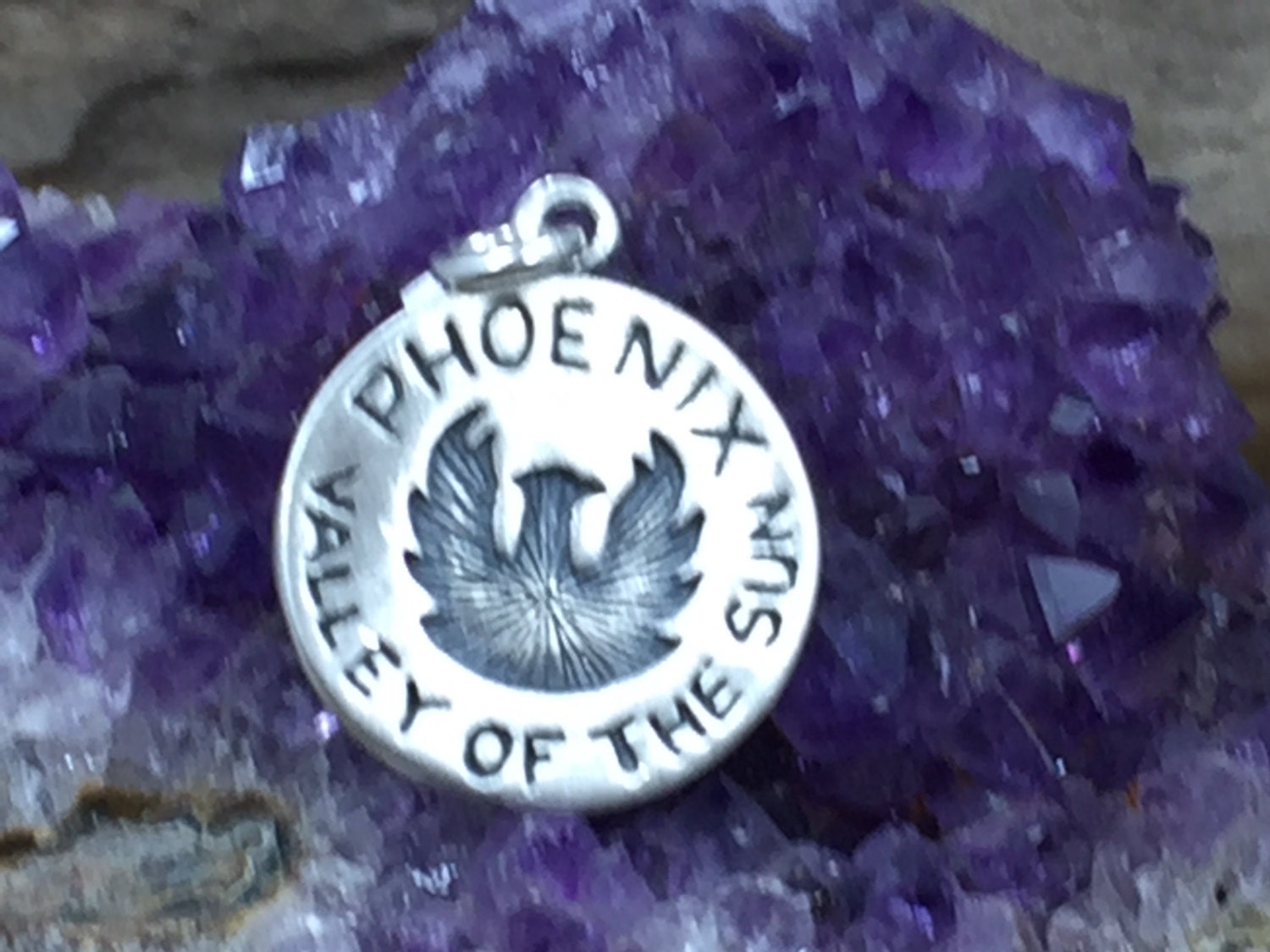 Phoenix Charm, Arizona Charm, Phoenix Pendant, Sterling Silver Phoenix ...