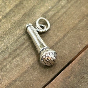 Microphone Charm, Music Charm, Music Lover Charm, Music Teacher Charm ...