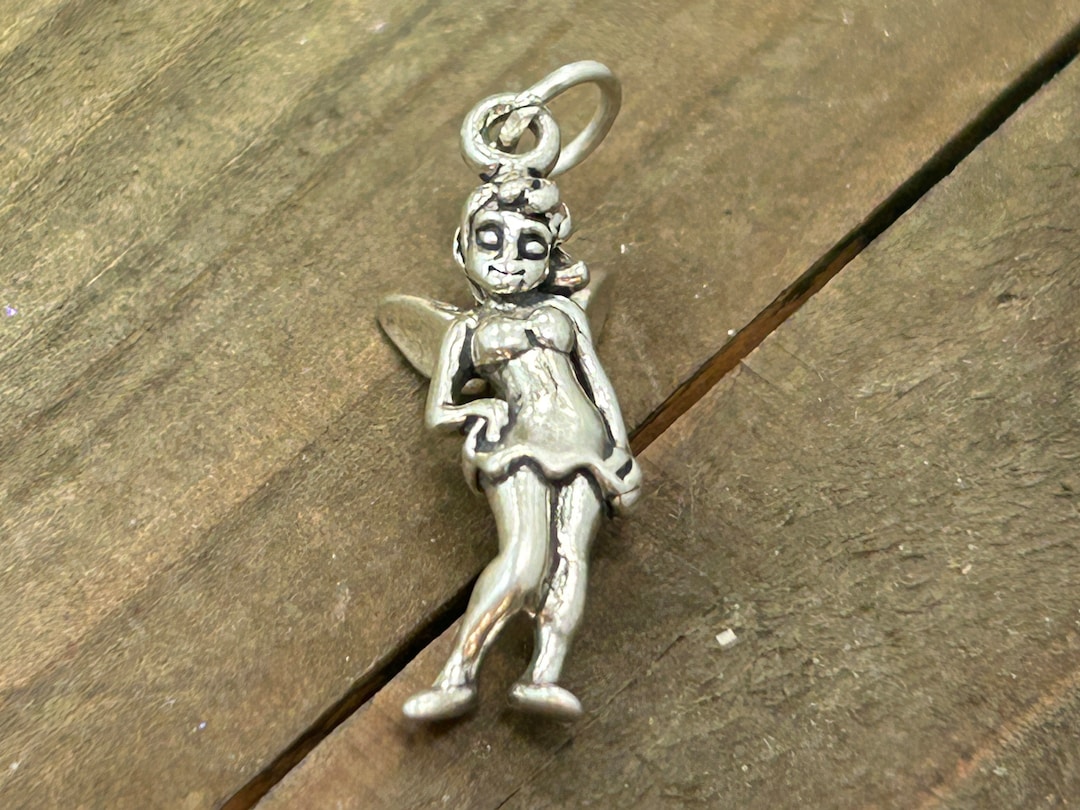 Fairy Charm, Mystical Charm, 3D Fairy Charm, Sterling Silver - Etsy