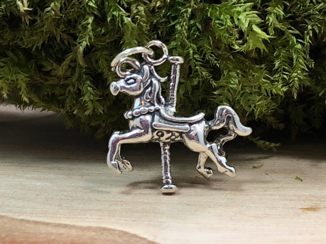 Carousel Charm, Carousel Pendant, Horse Charm, Horse Pendant, Circus ...