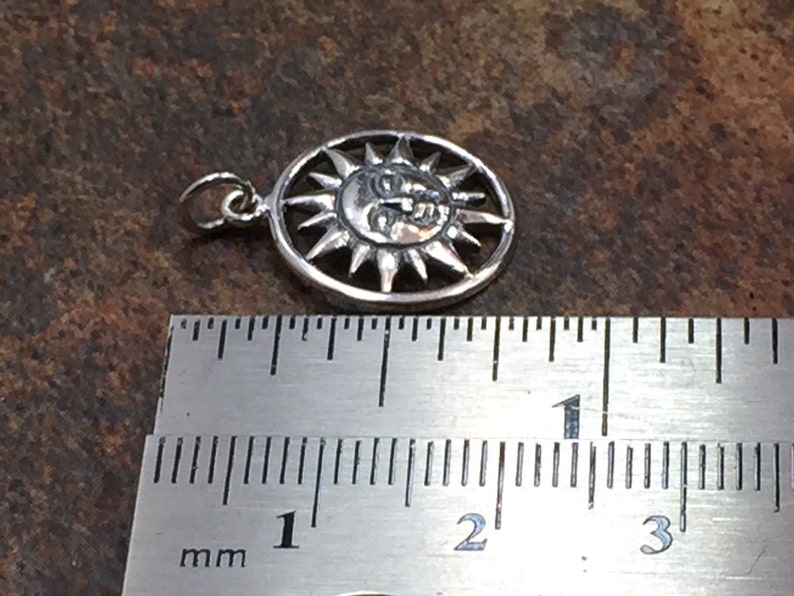 Smiling Sun Charm Sun Charm Sunshine Charm Celestial Charm - Etsy