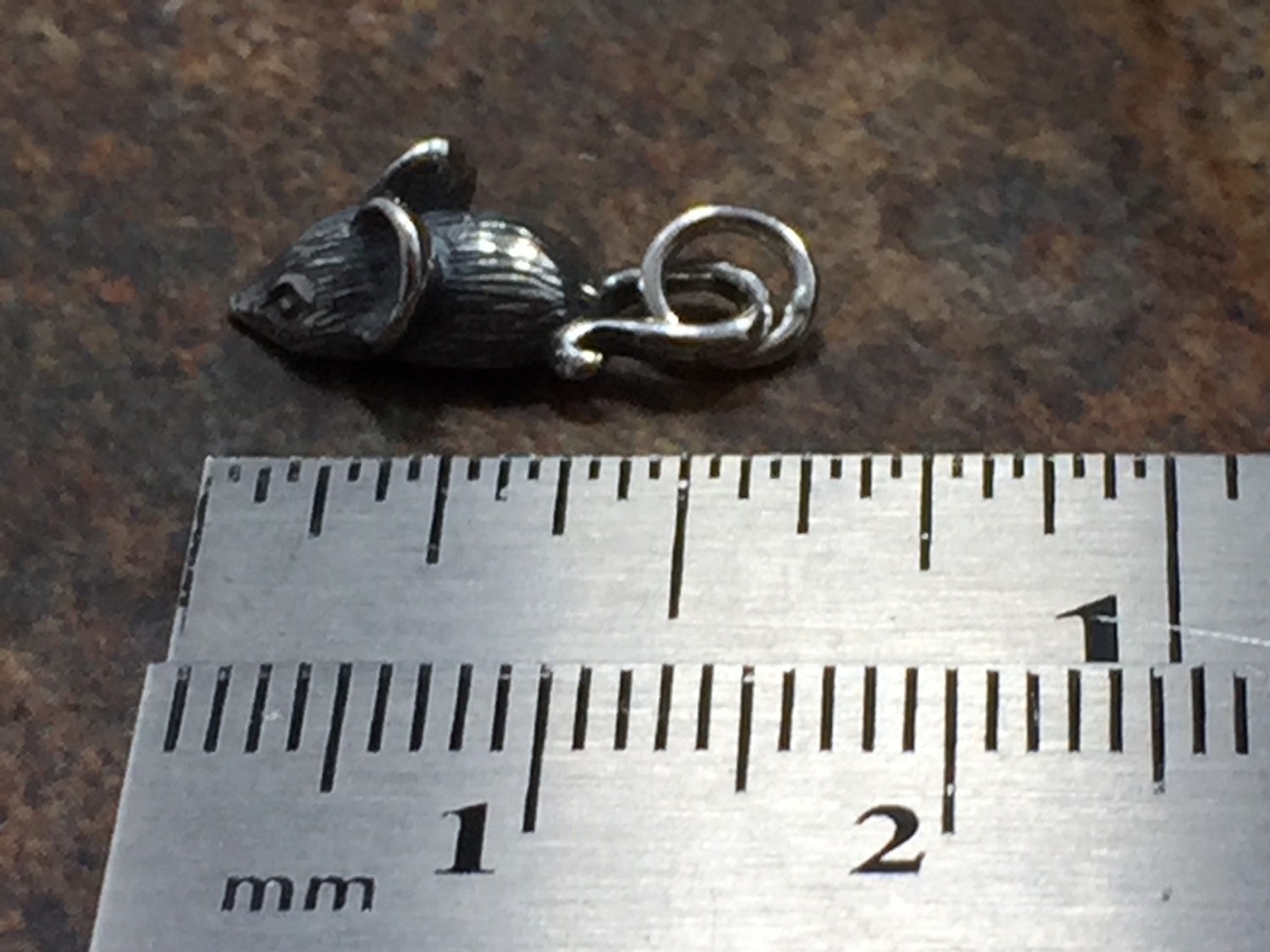 Mouse Charm, Mouse Pendant, Sterling Silver Mouse Charm, Jewelry ...