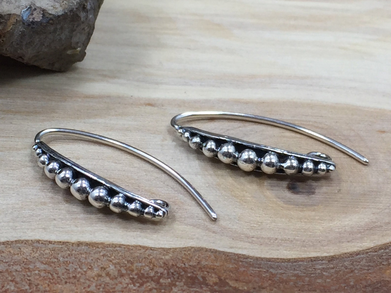 Ear Wires, Sterling Silver Ear Wires, Earwires, Earring Components ...