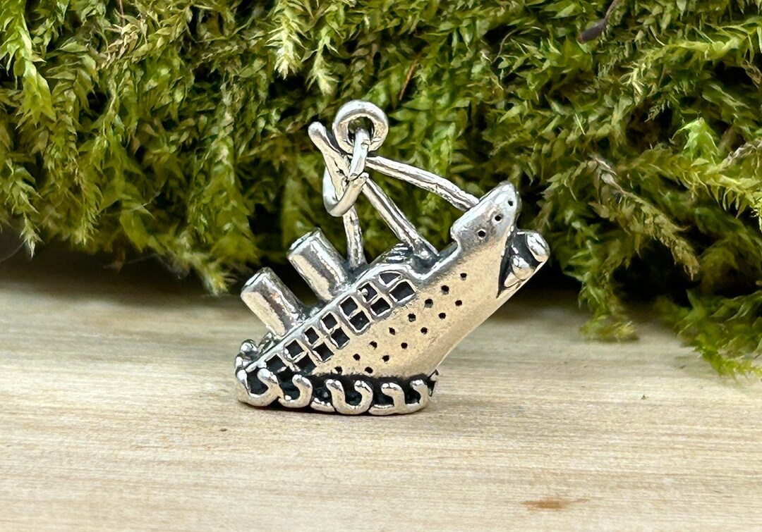 Sinking Ship Charm, Sinking Ship Pendant, Boat Charm, Ocean Charm ...