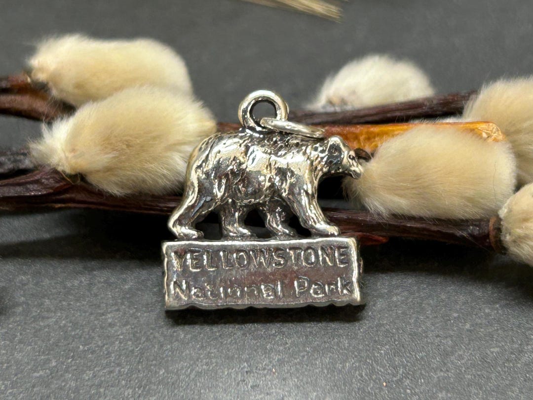 Yellowstone Charm, Yellowstone National Park Bear Charm, Yellowstone ...