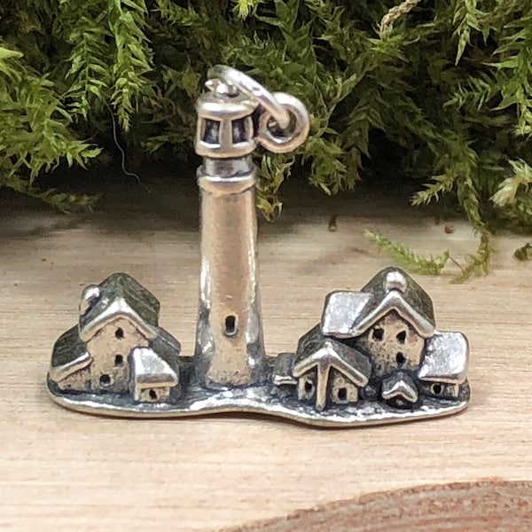 Lighthouse Charm - Etsy
