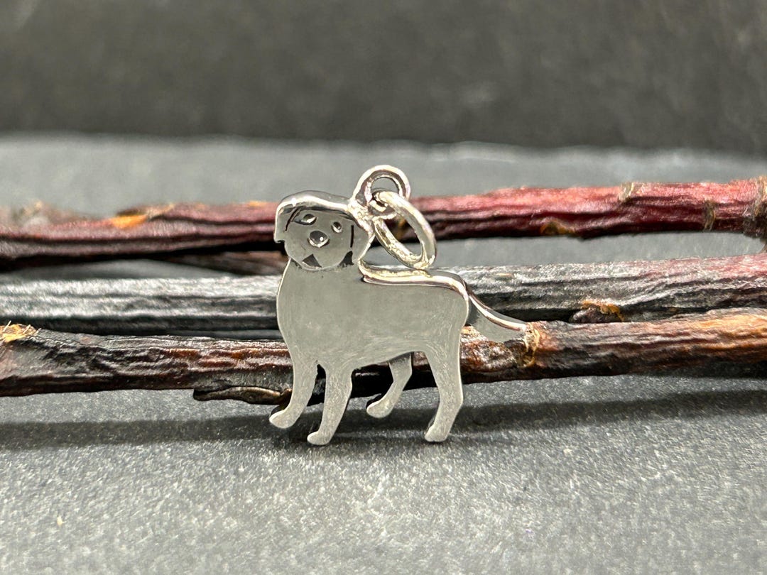 Sterling Silver Labrador Charm, Labrador Charm, Sterling Silver Dog ...