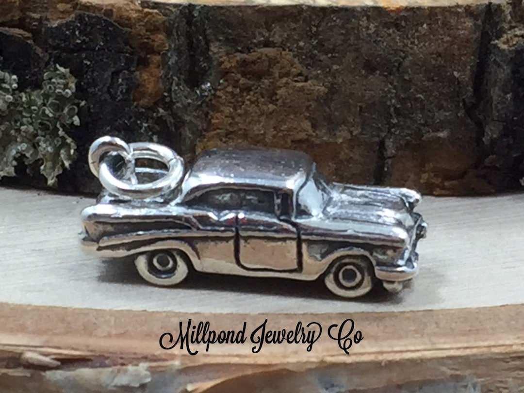Sterling Silver Charm, Hot Rod Charm, Car Charm, Car Collector Charm ...