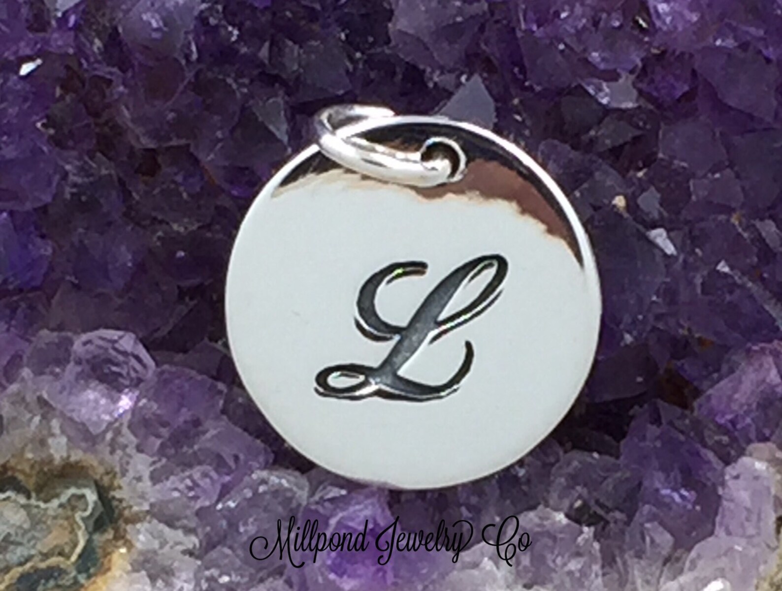 Alphabet Charm Letter Charm L Charm Letter L Charm Script | Etsy