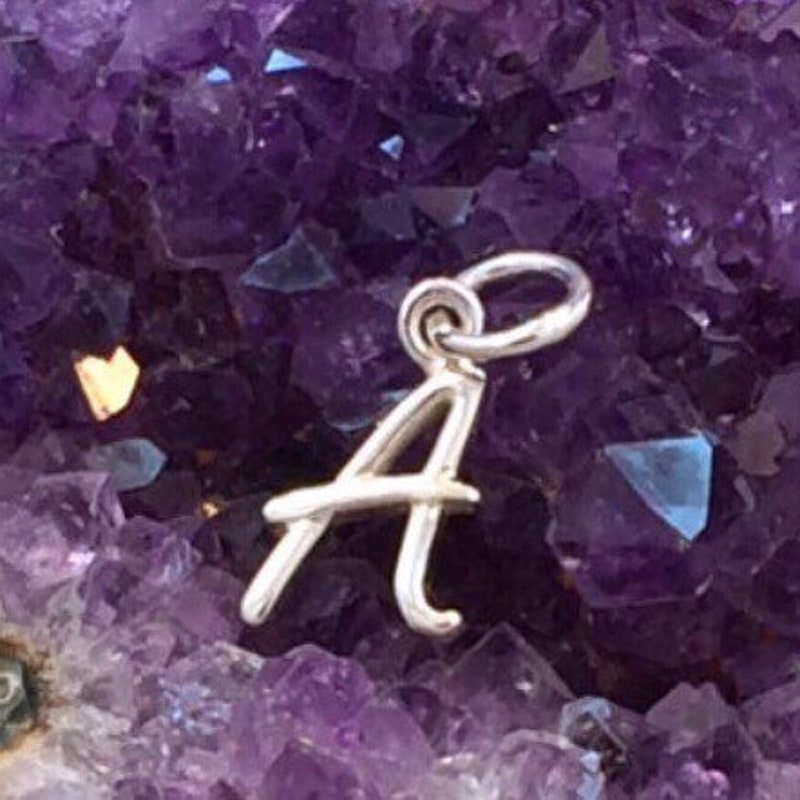 Letter Charm - Etsy