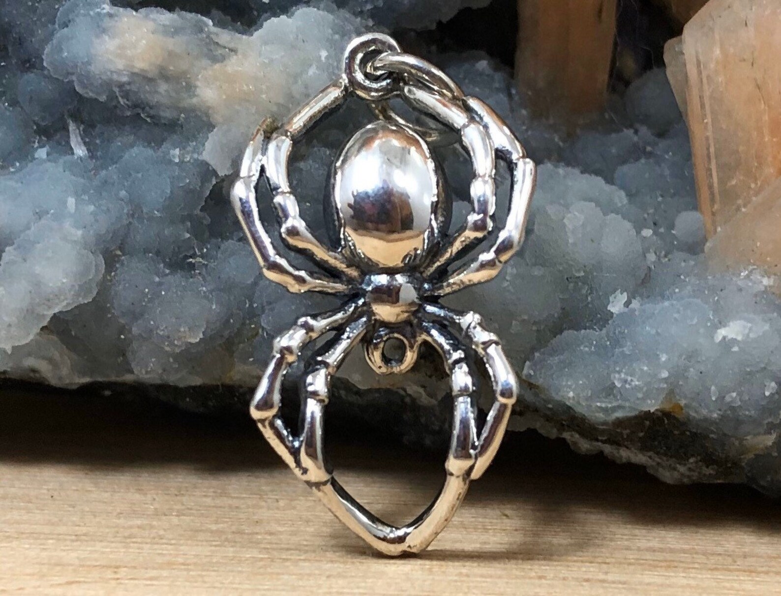 Spider Charm Realistic Spider Charm Halloween Charm | Etsy