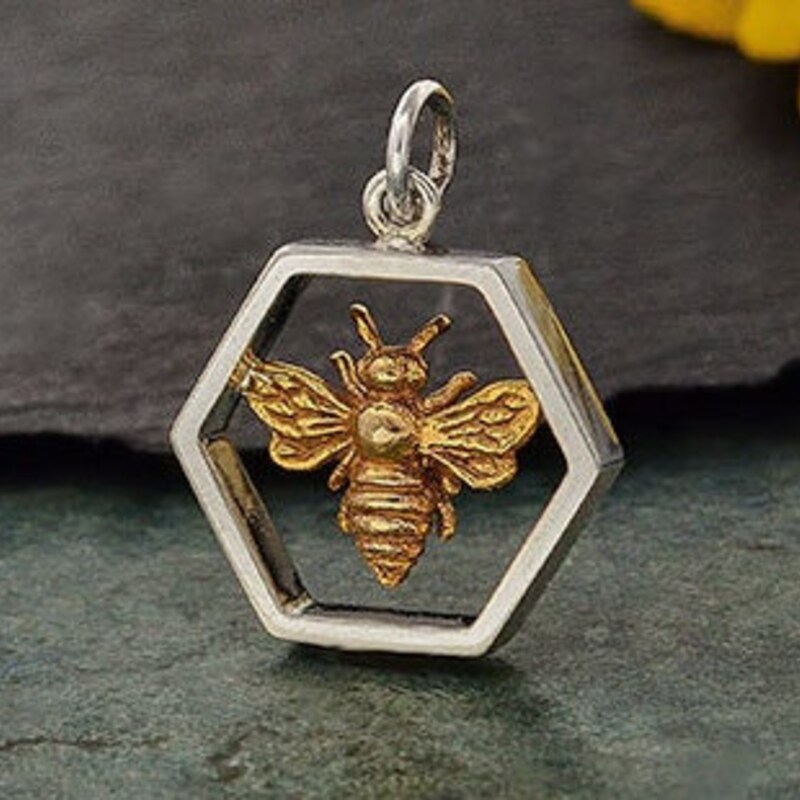 Honey Bee Charms - Etsy