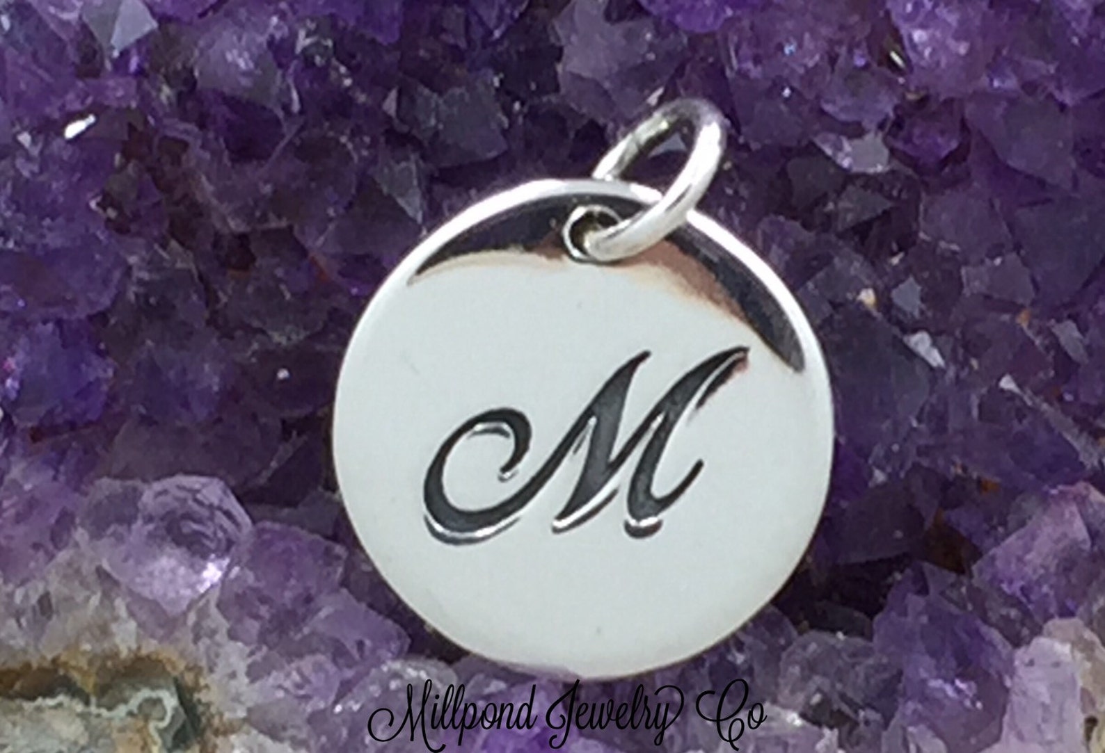 Alphabet Charm Letter Charm M Charm Letter M Charm Script - Etsy
