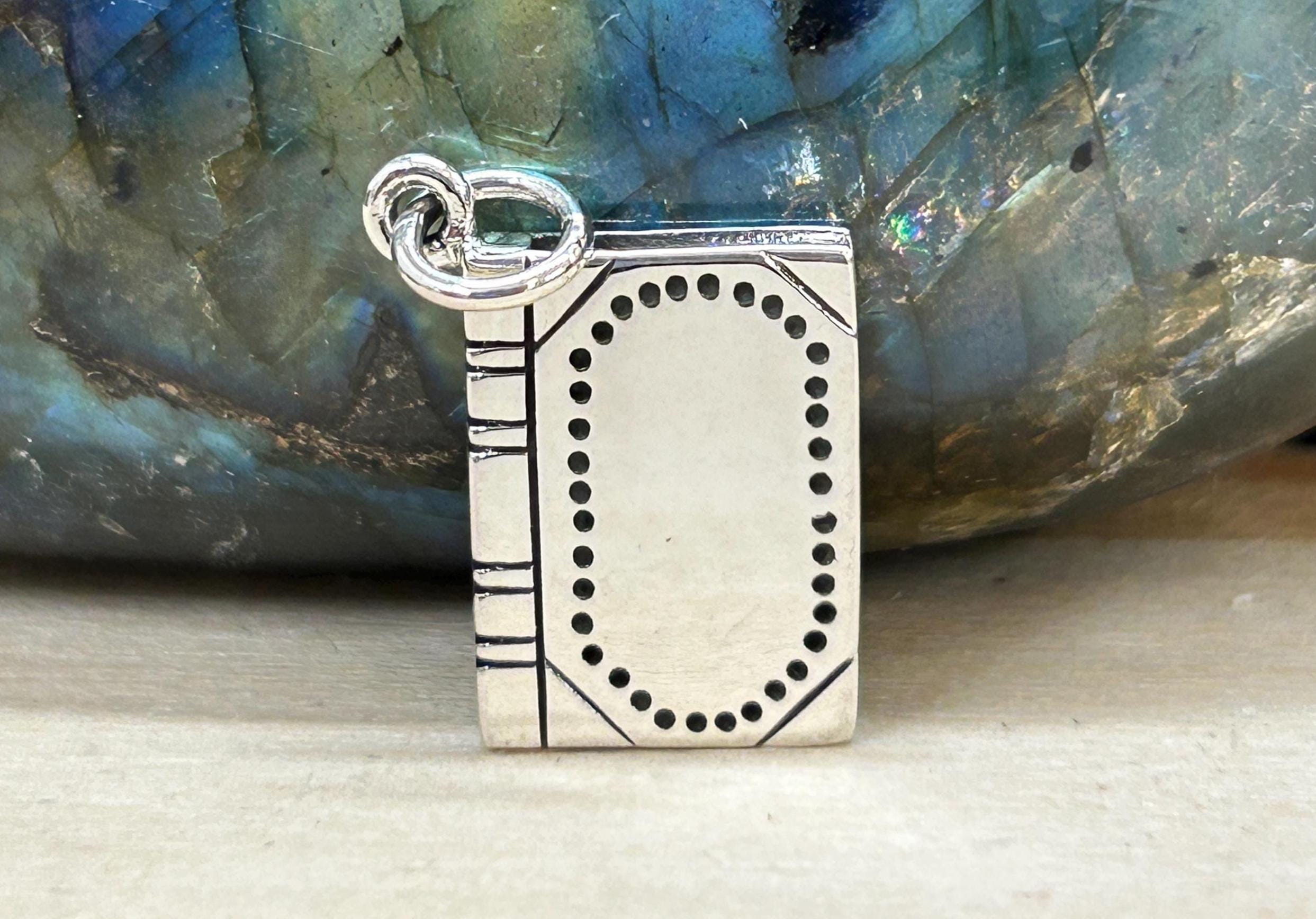 Book Charm, Book Pendant, 3-D Book Charm, Book Lover Gift, Reader Charm ...