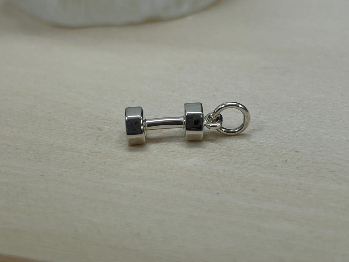 Dumbbell Charm, Weightlifter Charm, Weightlifting Charm, Bodybuilder ...