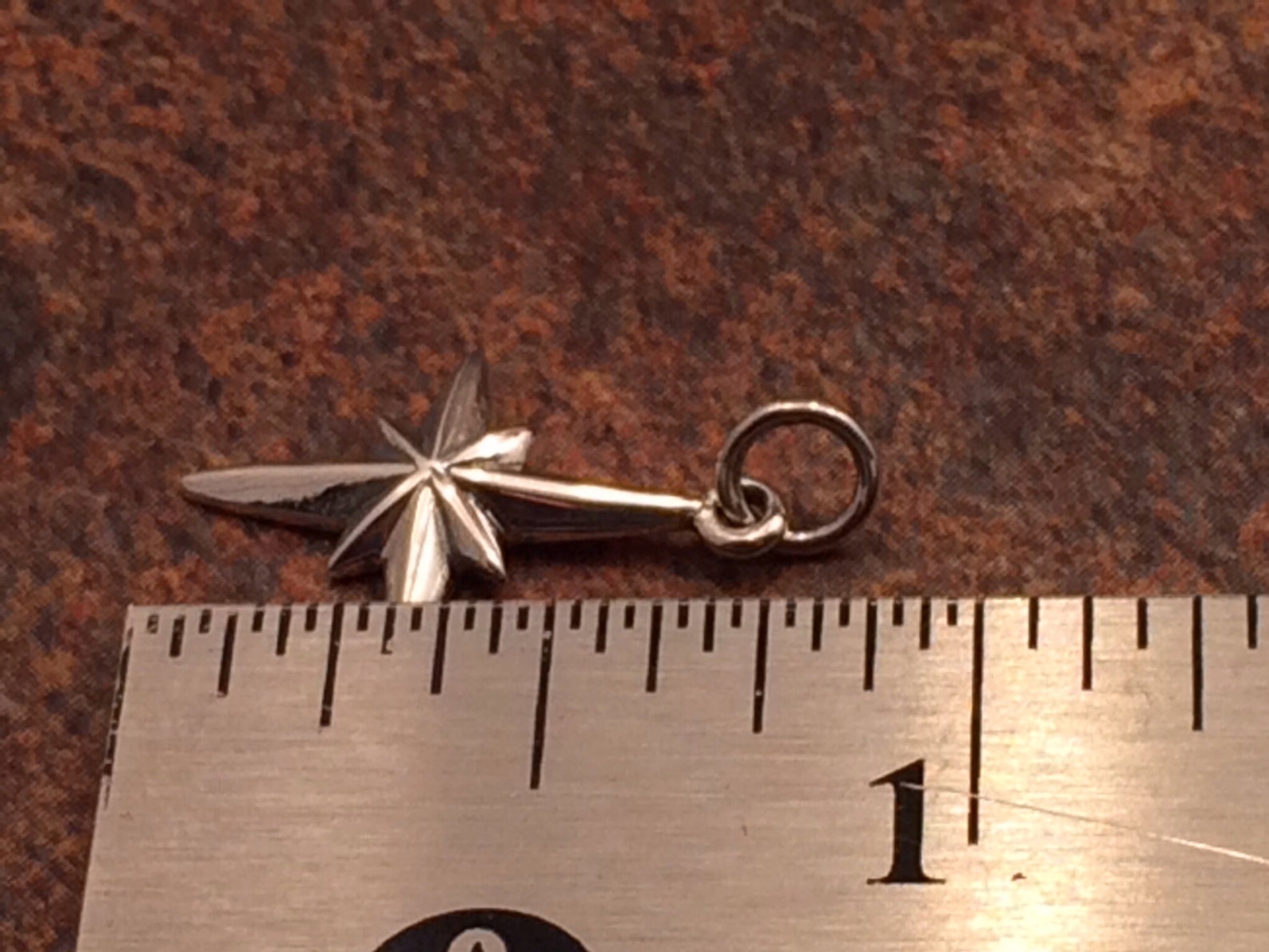 North Star Charm Star Charm North Star Pendant Sterling | Etsy