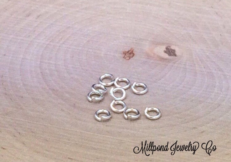Hard Snap Jump Rings Locking Jump Rings Jump Rings Sterling | Etsy