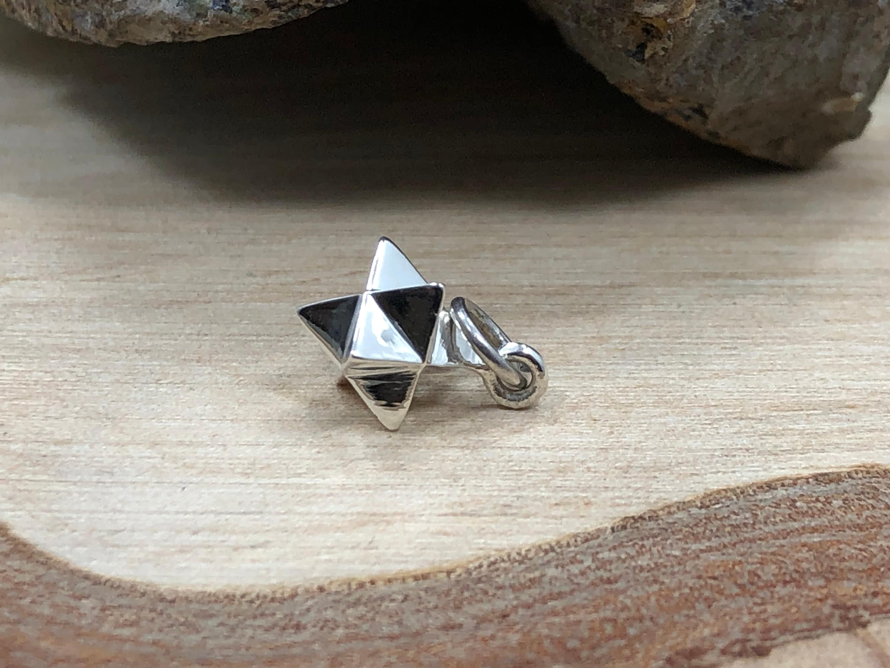 Tiny Star Charm Star Charm Sterling Silver Star Charm - Etsy