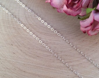 Necklace Chains Replacement Chains Sterling Silver Chains | Etsy