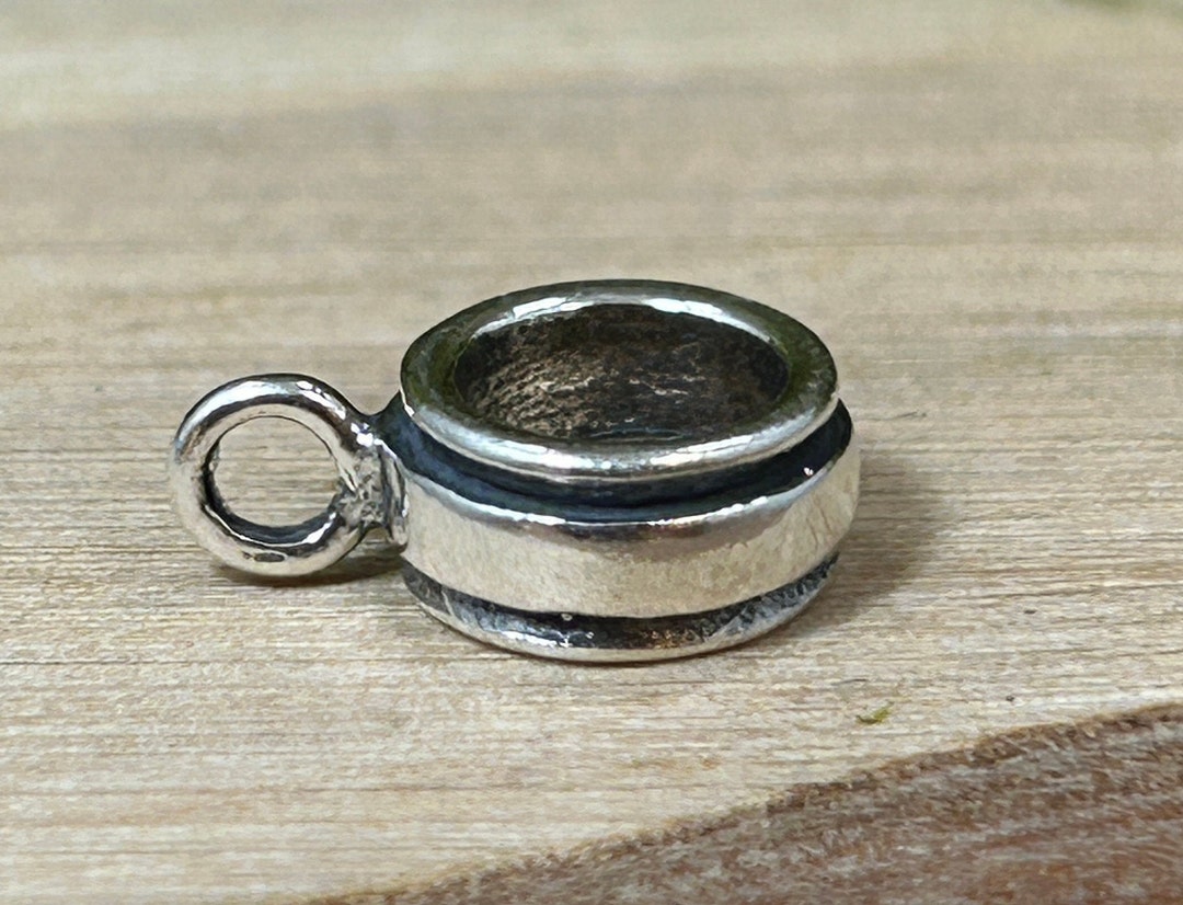 Sterling Silver Charm Adapter, Adapter Bead, Converter Bead, Bracelet ...
