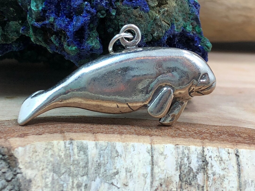 Manatee Charm, Manatee Pendant, Sea Life Charm, Sea Life Pendant ...