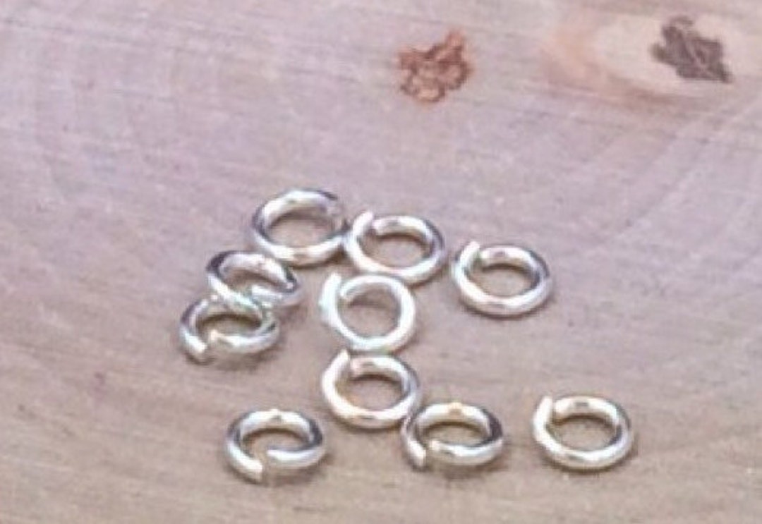 Hard Snap Jump Rings, Locking Jump Rings, Jump Rings, Sterling Silver ...