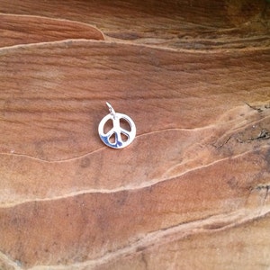 Peace Sign, Silver Peace Sign, Peace Sign Charm, Peace Sign Pendant ...