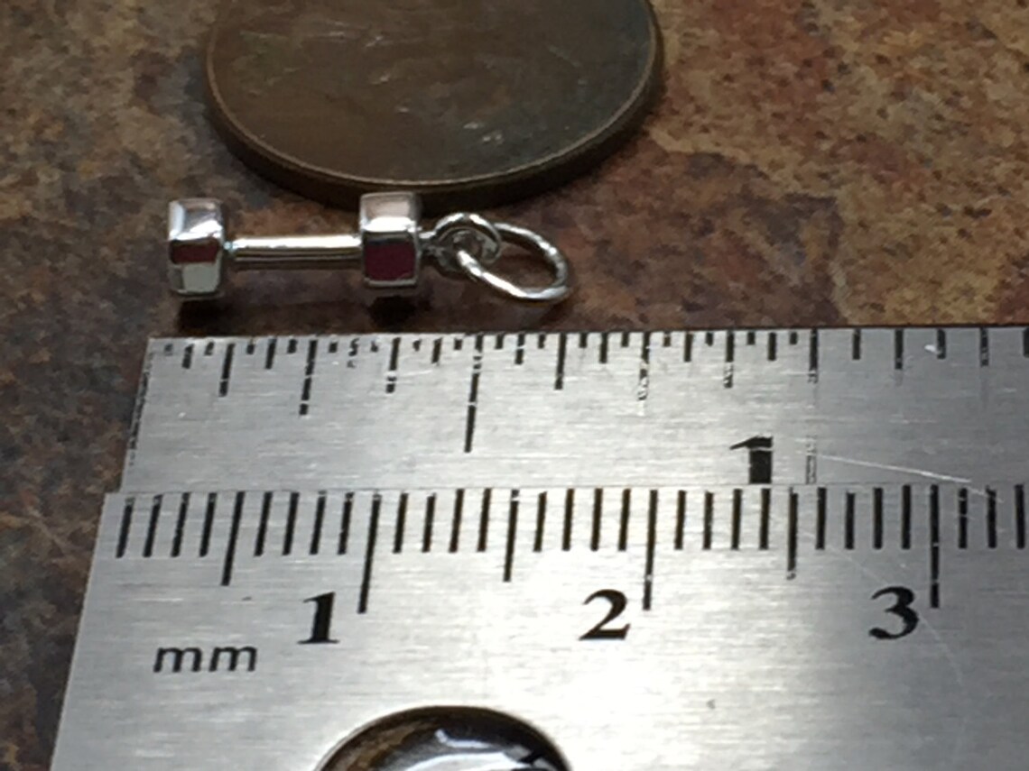 Dumbbell Charm, Weightlifter Charm, Weightlifting Charm, Bodybuilder ...