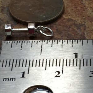 Dumbbell Charm, Weightlifter Charm, Weightlifting Charm, Bodybuilder ...