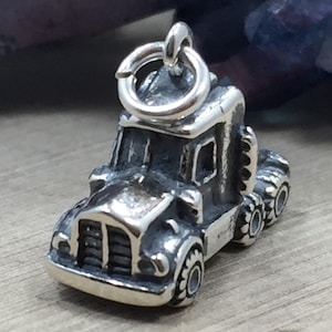 Semi Charm, Trucker Charm, Truck Charm, Big Rig Charm, Truck Driver ...