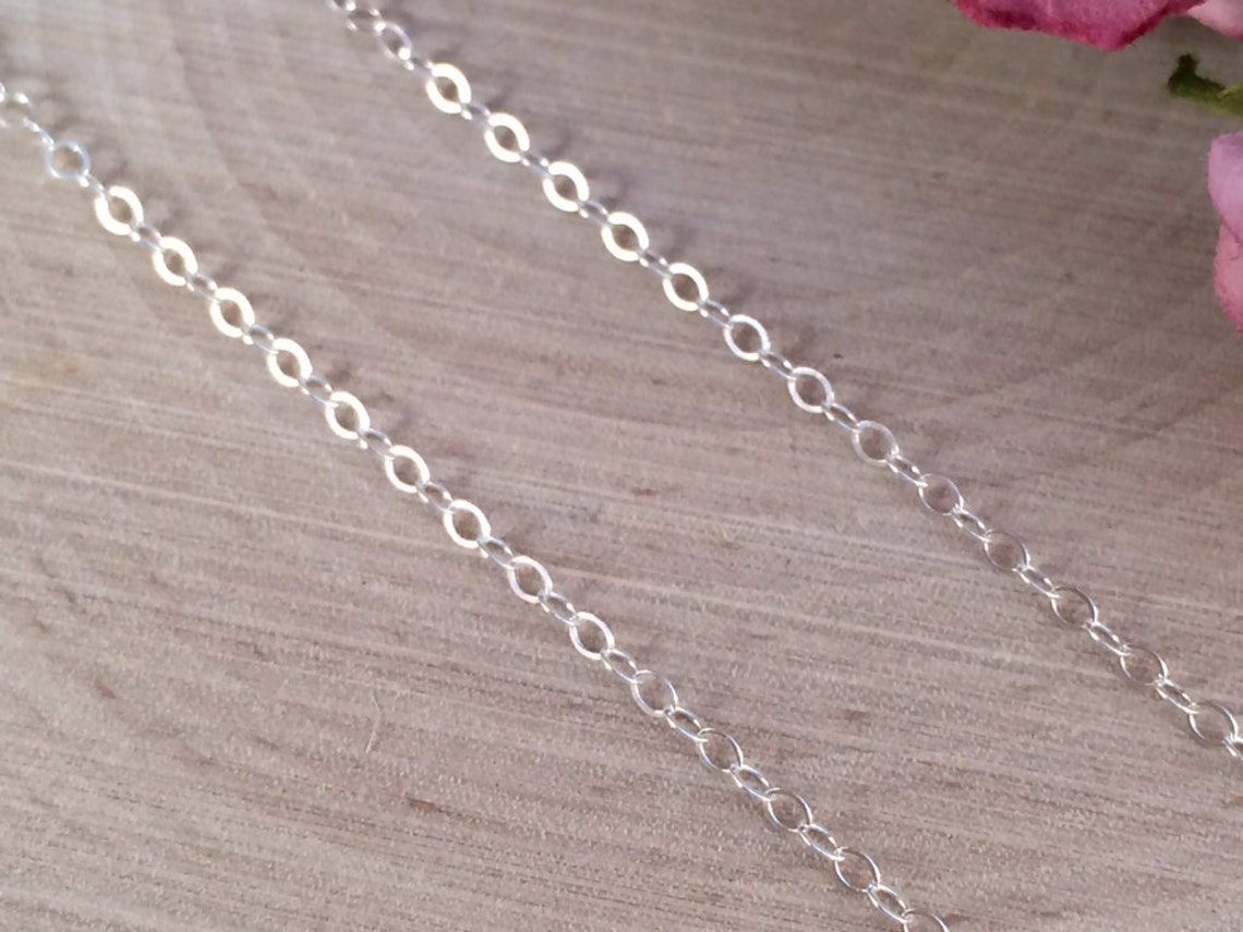 Necklace Chains Replacement Chains Sterling Silver Chains | Etsy