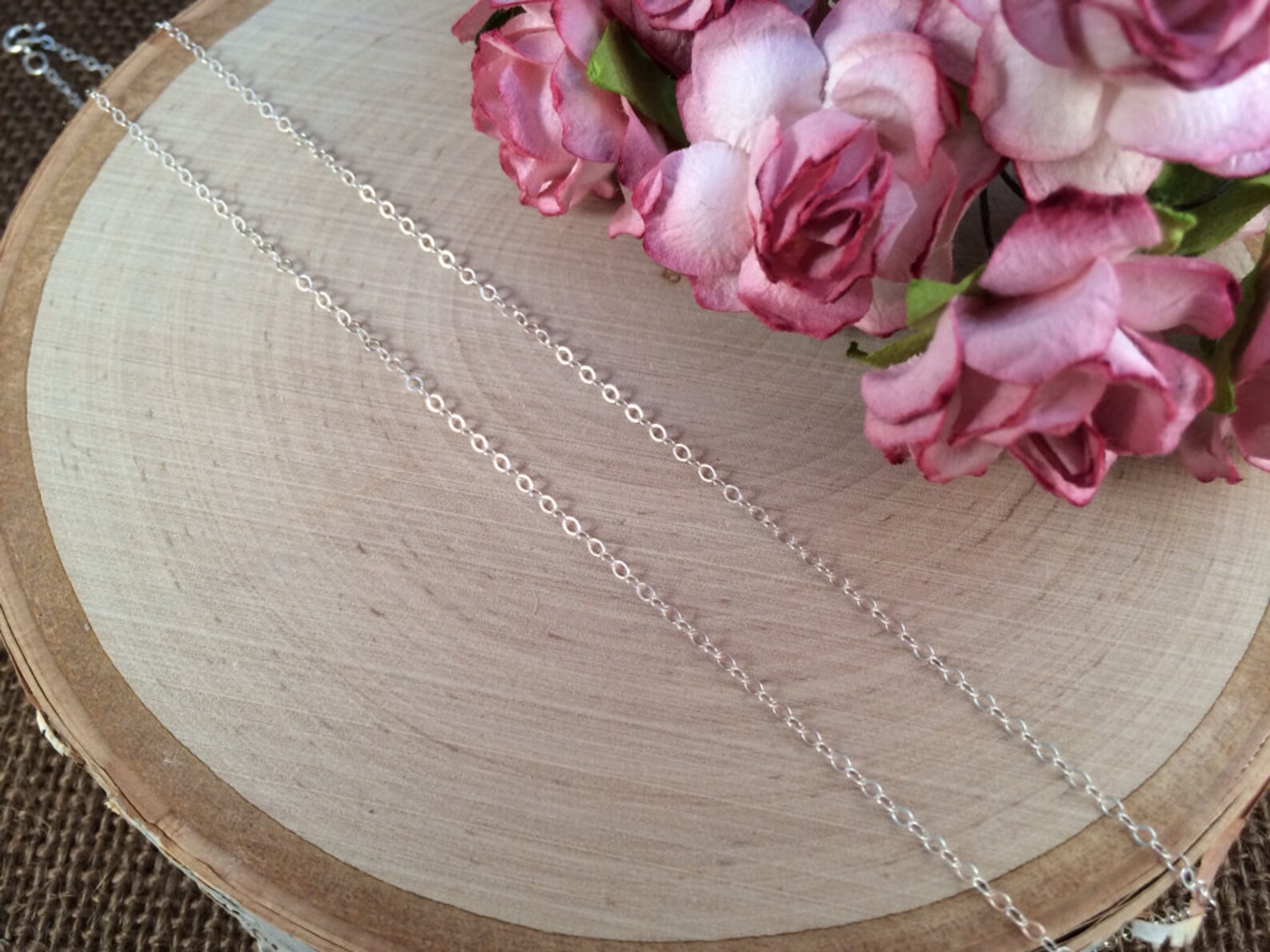 Necklace Chains Replacement Chains Sterling Silver Chains | Etsy